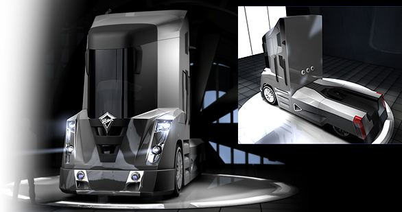 ALAN CLARKE DESIGN - Future Foden Aerodeck Futuristic Truck Design ...